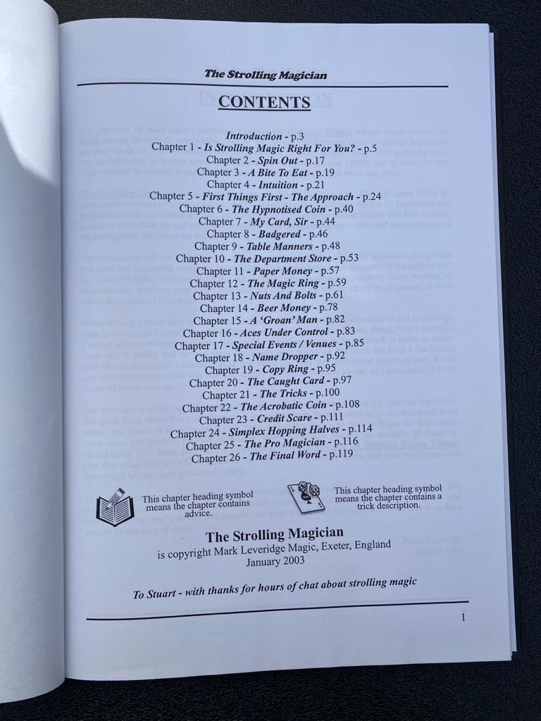 The Strolling Magician by Mark Leveridge | Castle Magic